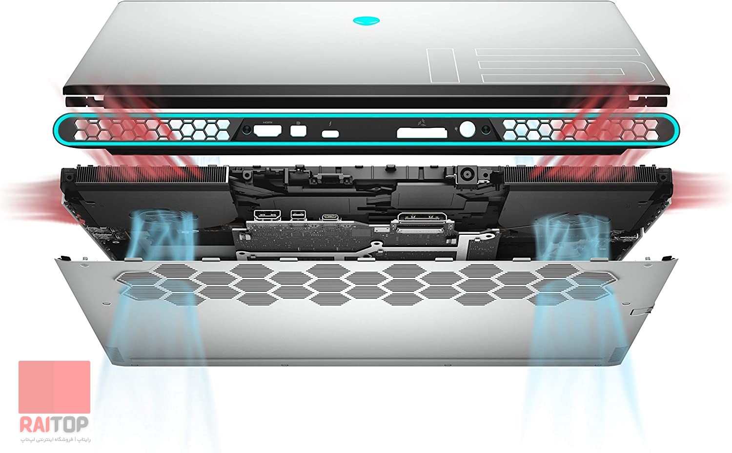 مشخصات، قیمت و خرید لپ تاپ گیمینگ 17 اینچی Dell مدل Alienware M17 R3 ...